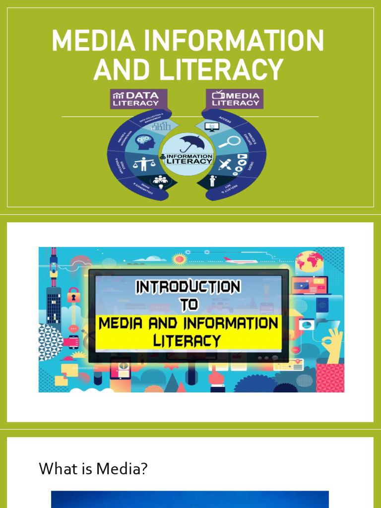 Intro Media Information and Literacy | PDF | Communication | Information