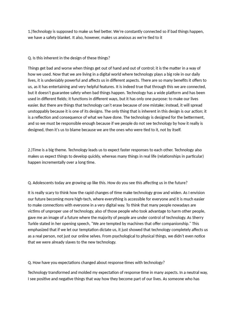 CONNECTED BUT ALONE 2 | PDF | Behavioural Sciences | Psychological Concepts