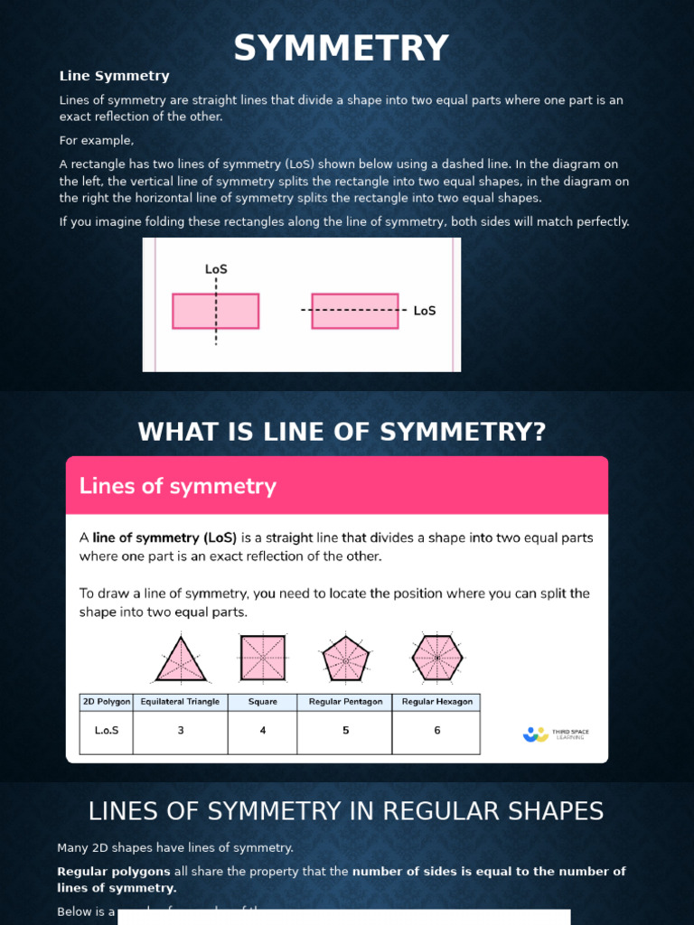 Understanding Line Symmetry | PDF