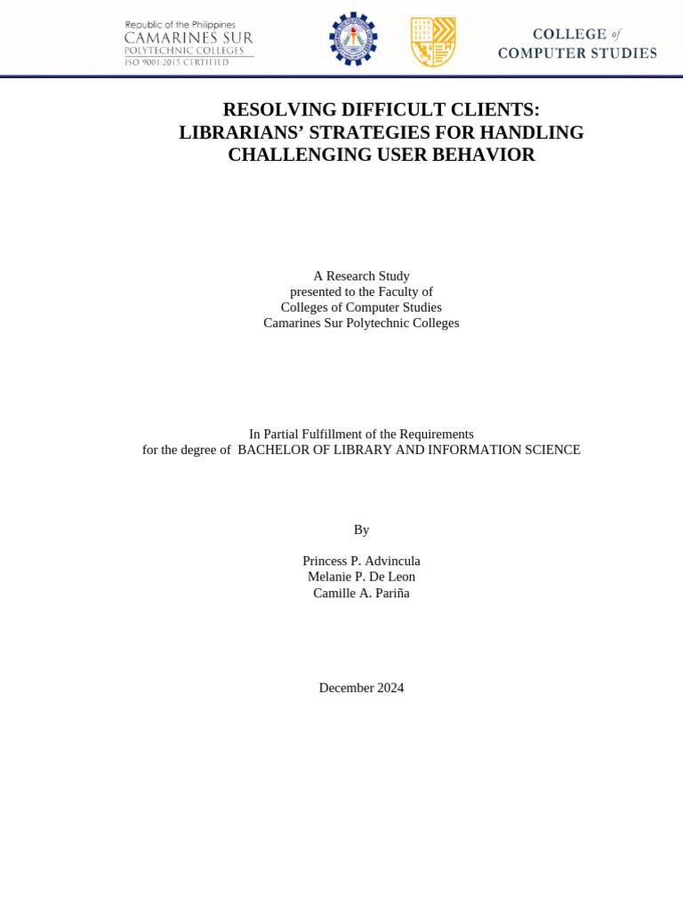 Share TEAM-MELVIL-DEWEY.-final-Revised-c1-5 | PDF | Libraries | Librarian