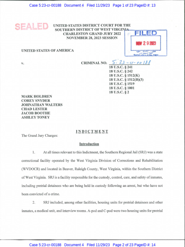 Yagan Moore and Mark Holdren Case Summary | PDF