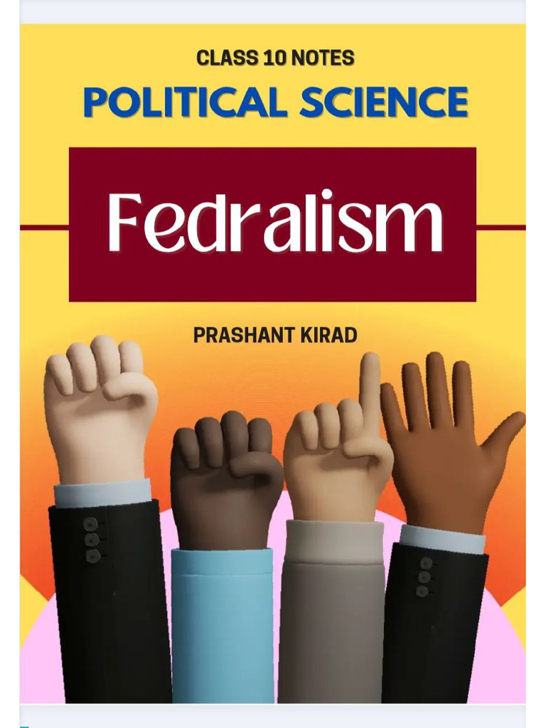 Federalism Civics 10 | PDF