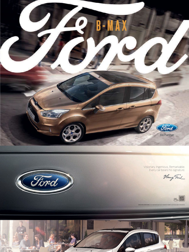 Ford B Max 2017 UK | PDF | Headlamp | Automotive Industry