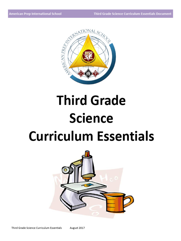 Third Grade Science Curriculum Overview | PDF | Science | Scientific Method