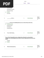 TCS Wings1 T4 - Spring Boot MCQs (100 Questions) | PDF | Spring Framework | Model–View–Controller