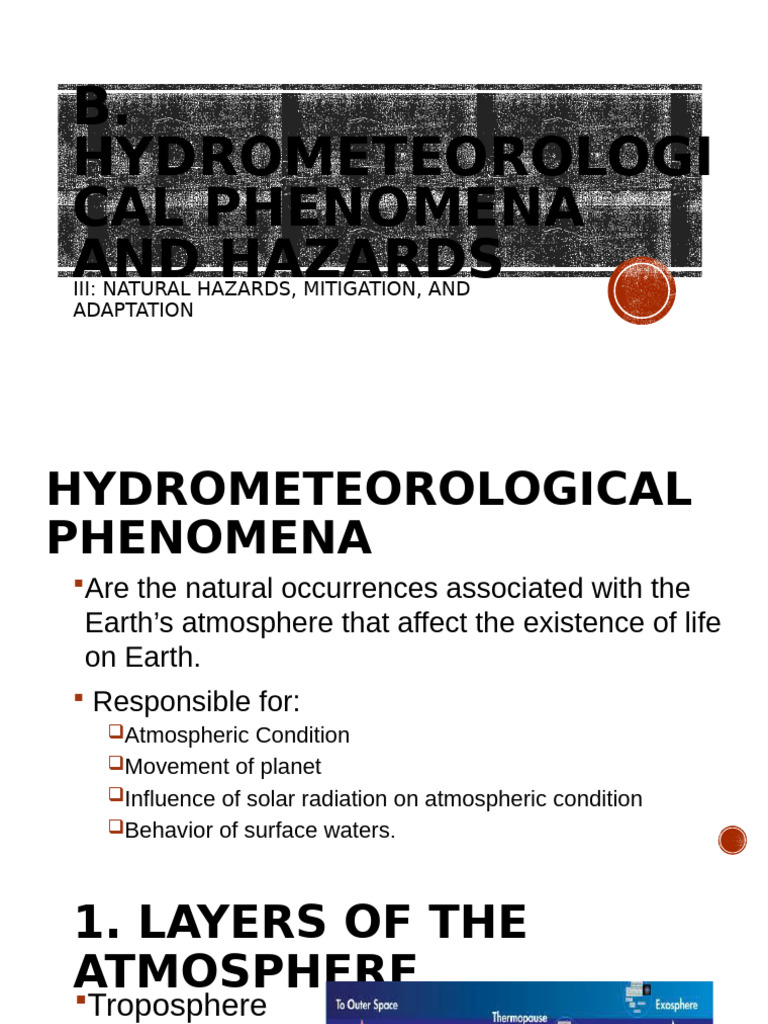 Lesson 2 - Hydrometeorological - Phenomena - and - Hazards | PDF ...