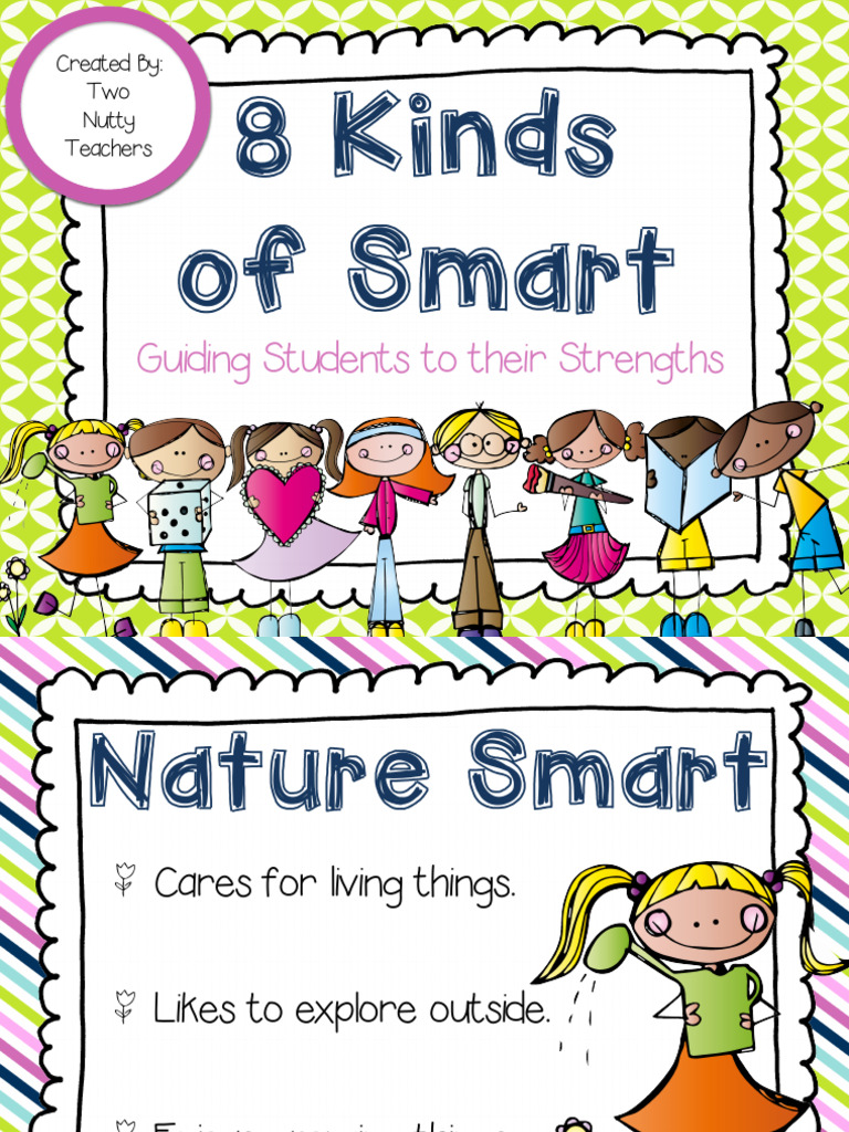 8 Kinds of Smart: Guiding Students To Their Strengths | PDF