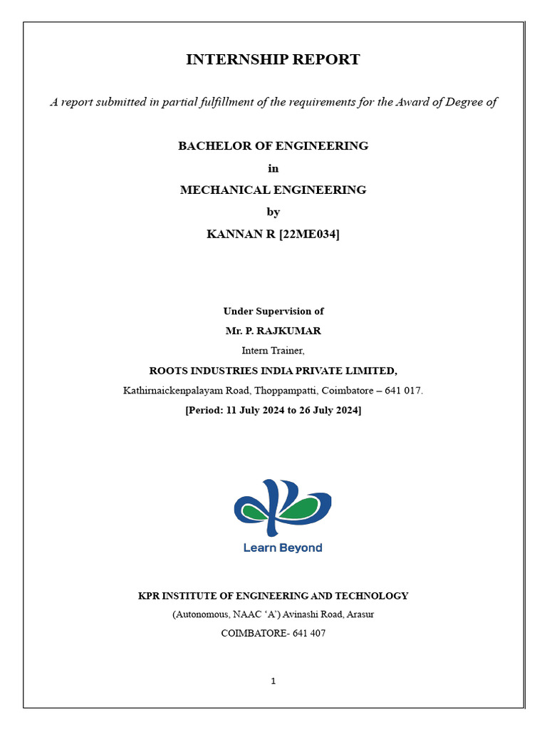 Internship Report CLG | PDF | Calibration | Rivet