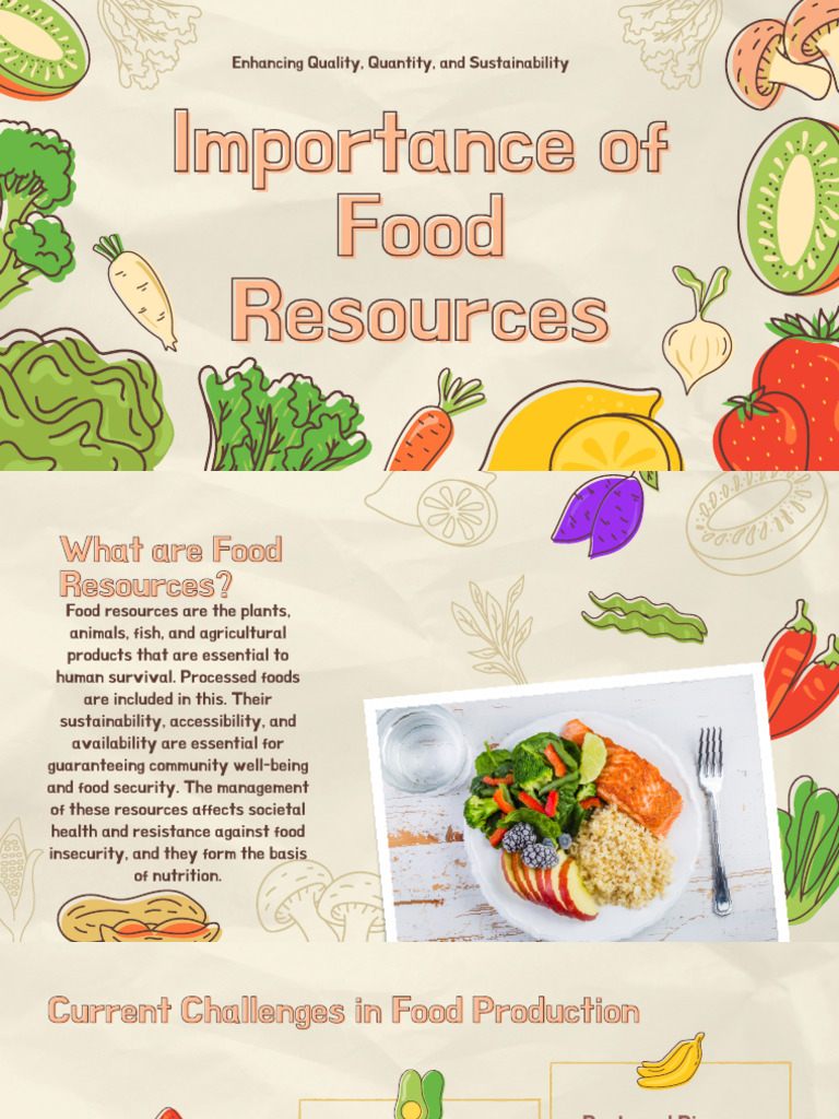 Enhancing Food Resources Sustainability | PDF | Agriculture ...