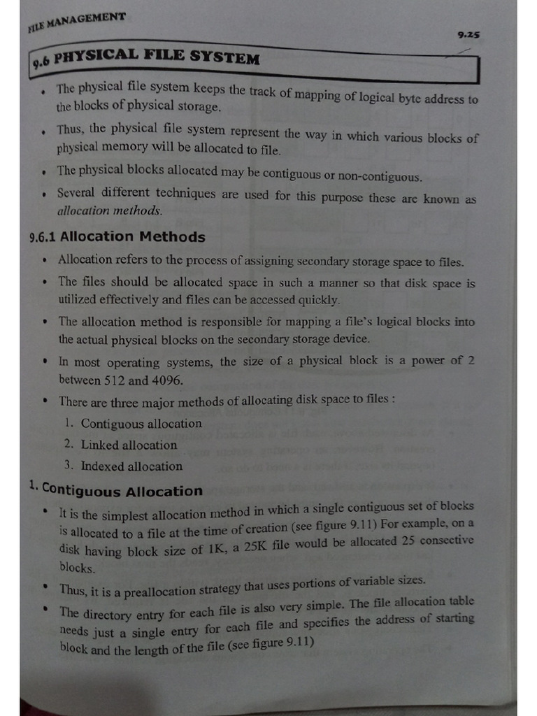 File Allocation Methods | PDF