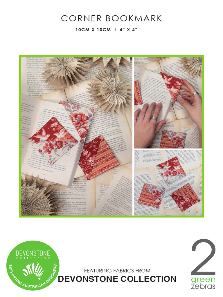 Corner Bookmark Pattern | PDF