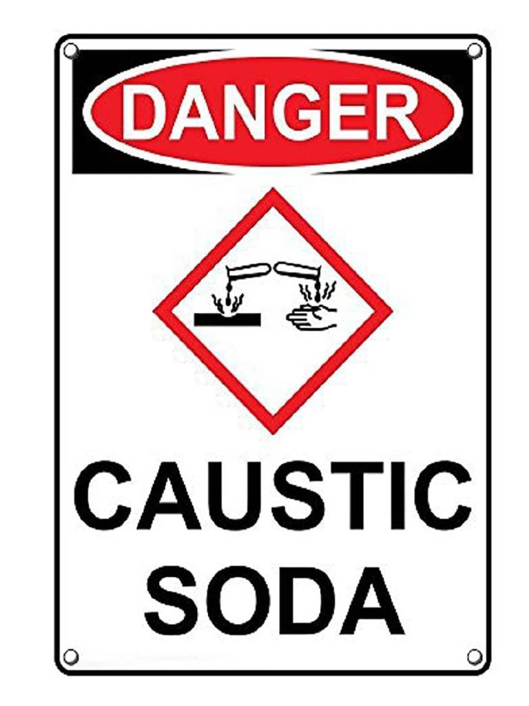 Caustic Soda Sign | PDF