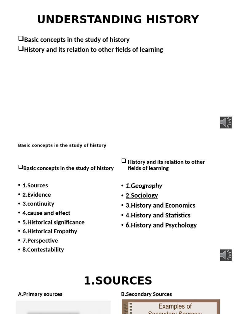 1.)UNDERSTANDING HISTORY [Autosaved] | PDF | Geography | Sociology