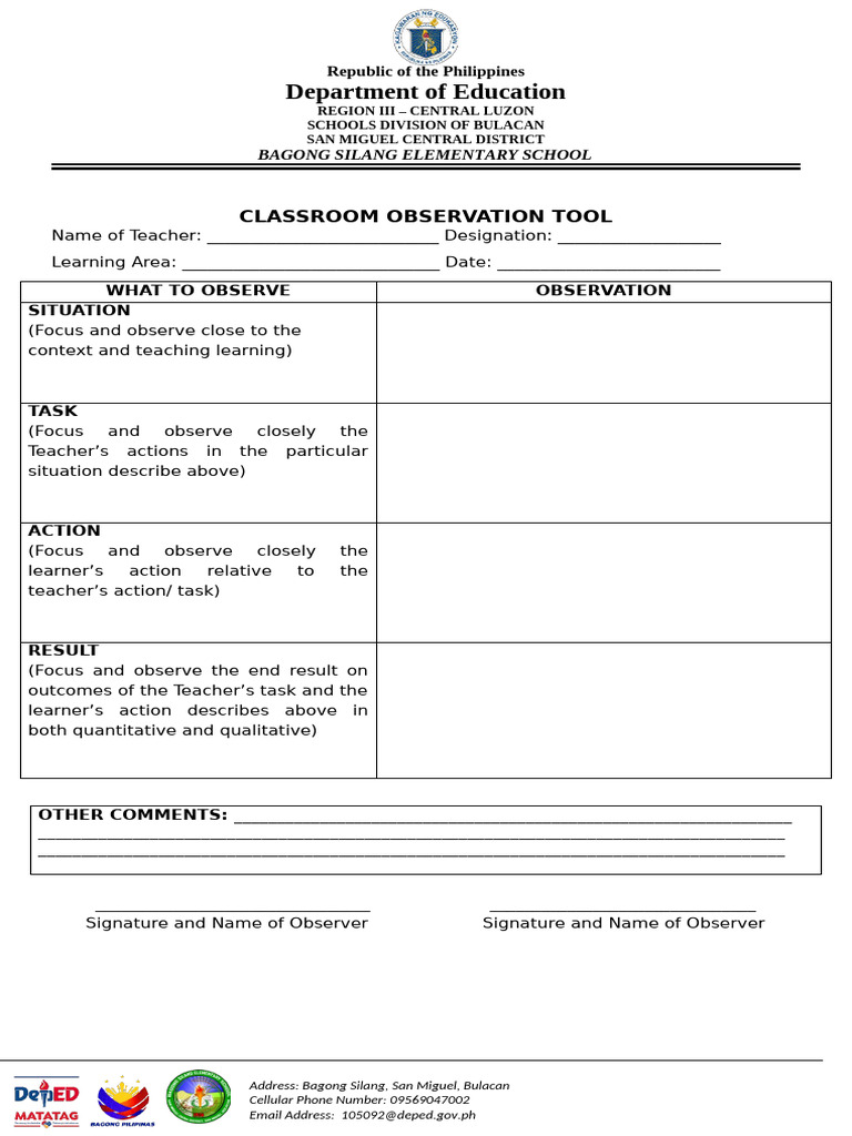 Star Observation Tool | PDF