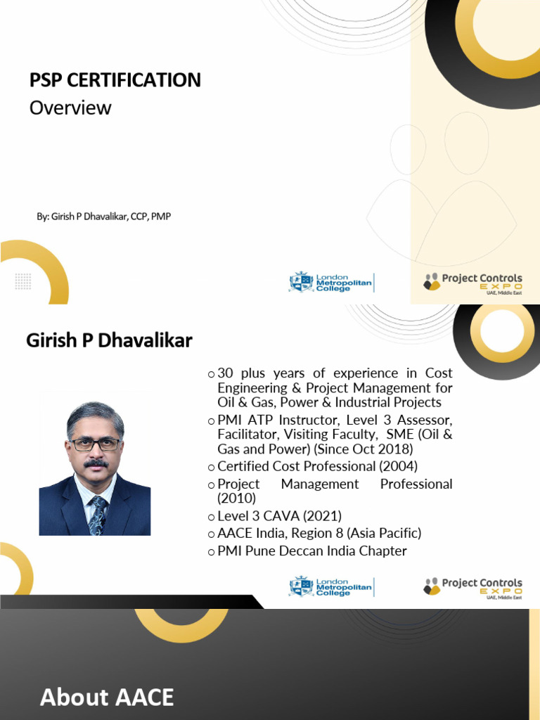 PSP CERTIFICATION Overview | PDF