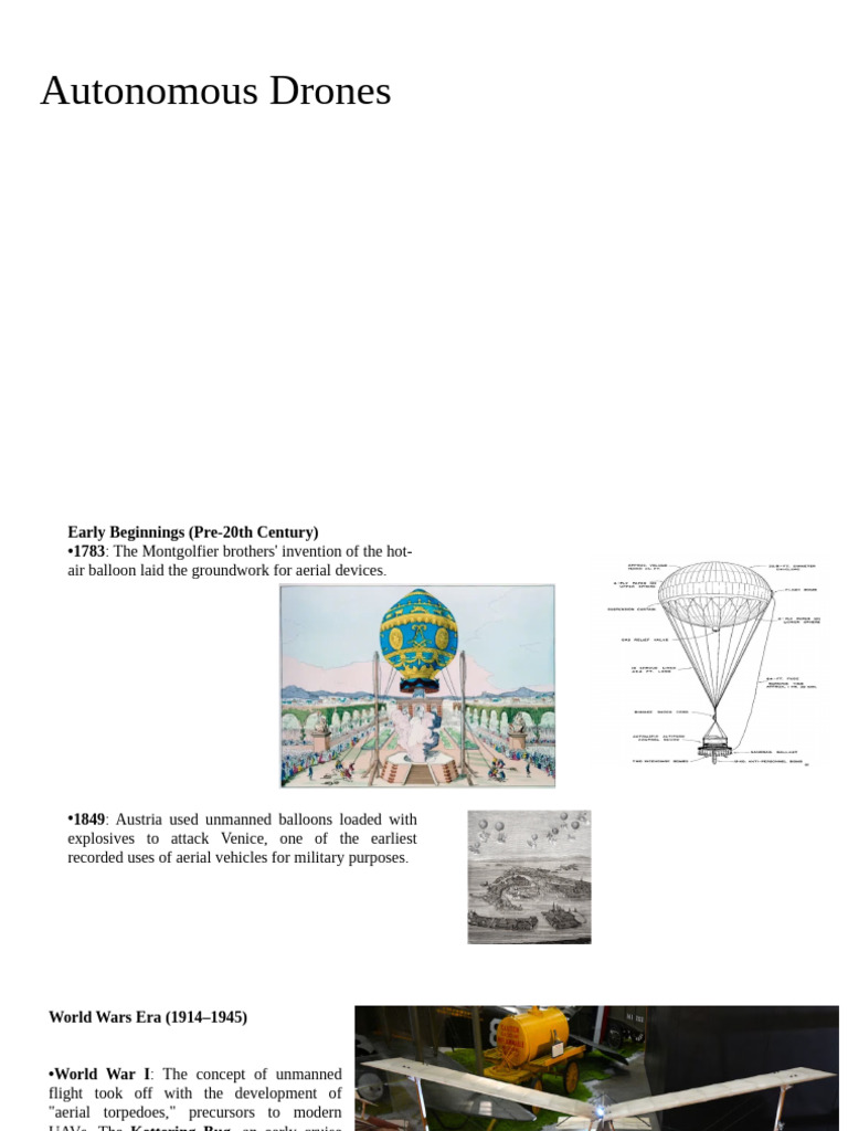 History of Drones: Key Milestones | PDF | Unmanned Aerial Vehicle ...