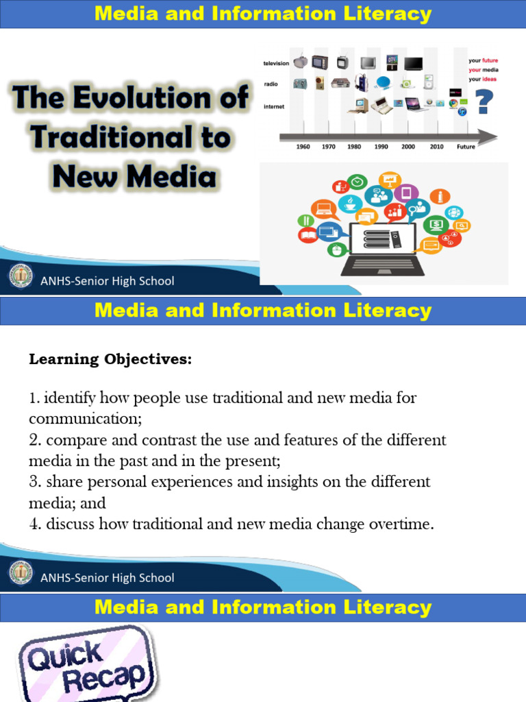 Evolution of Media: Traditional to New | PDF | Information Age ...