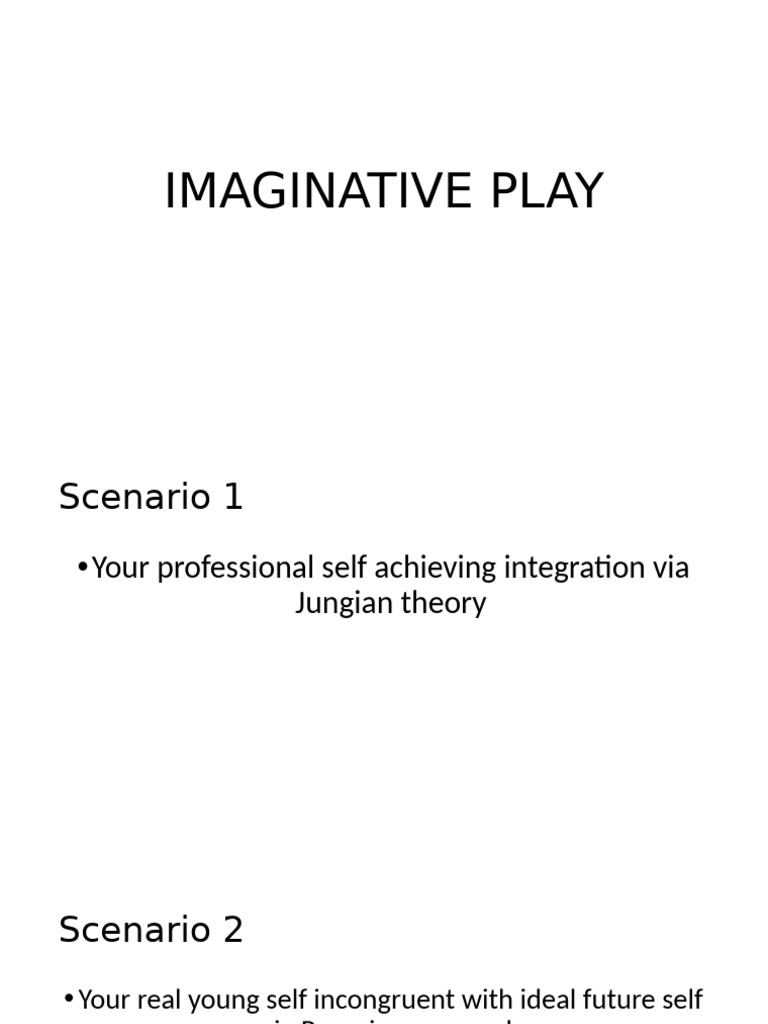 Imaginative Play | PDF