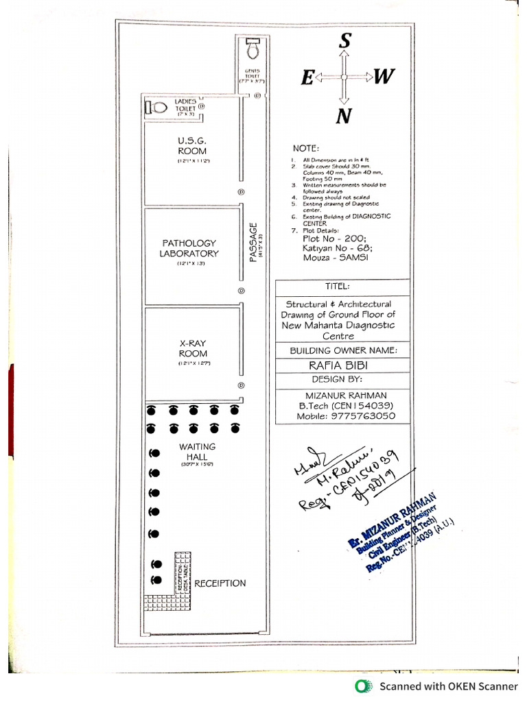 Sketch Map of USG Room | PDF
