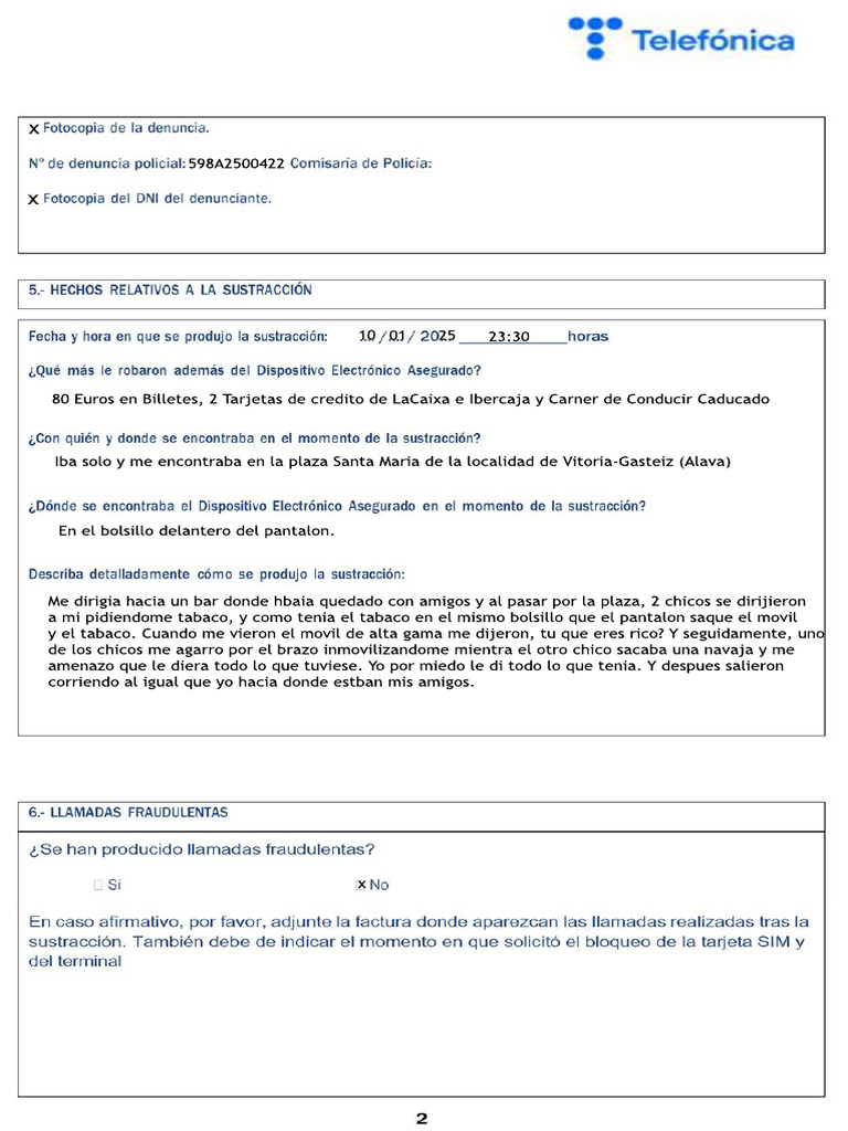 formulario-2 | PDF