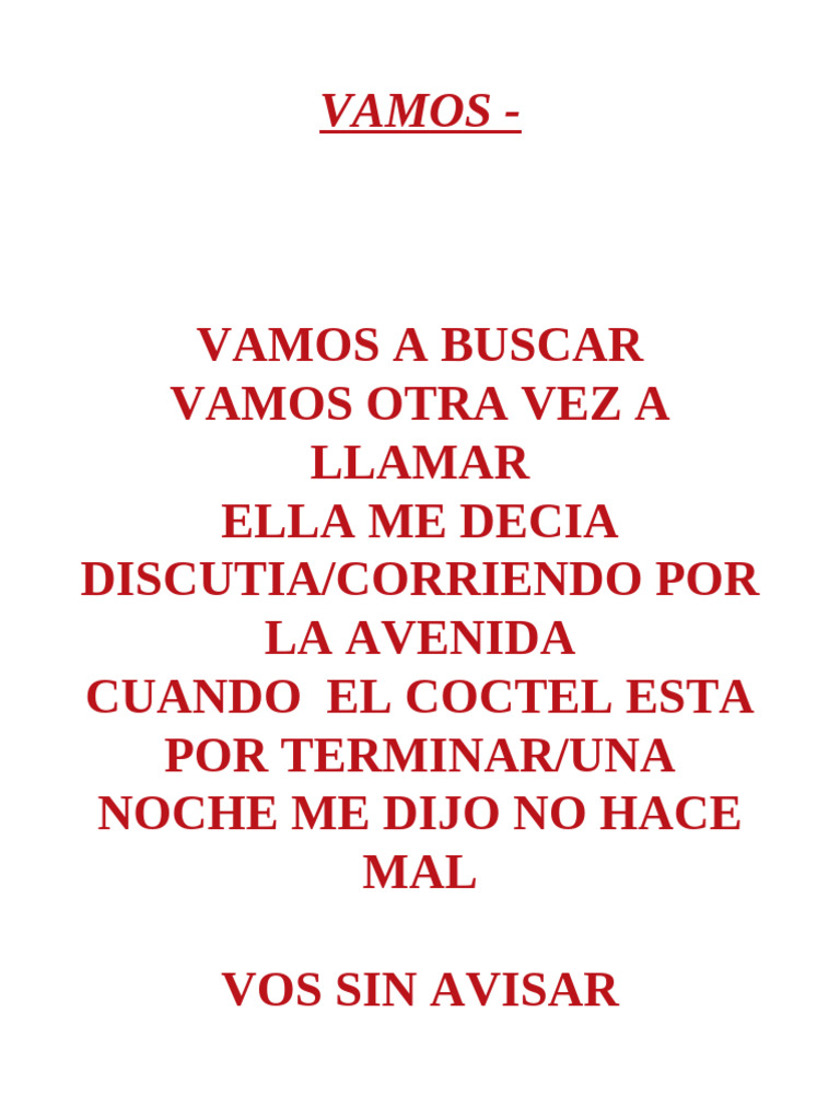 Letras de Canciones: Temas y Mix | PDF