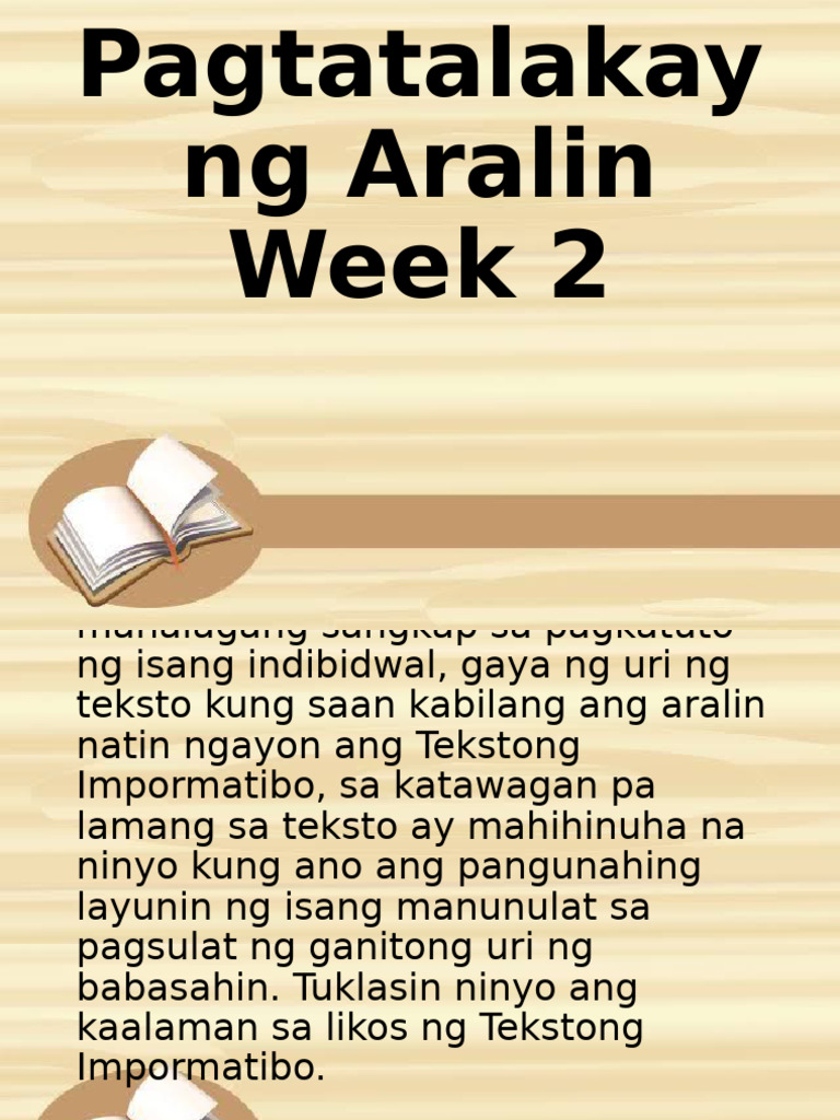 Filipino Week 2 | PDF