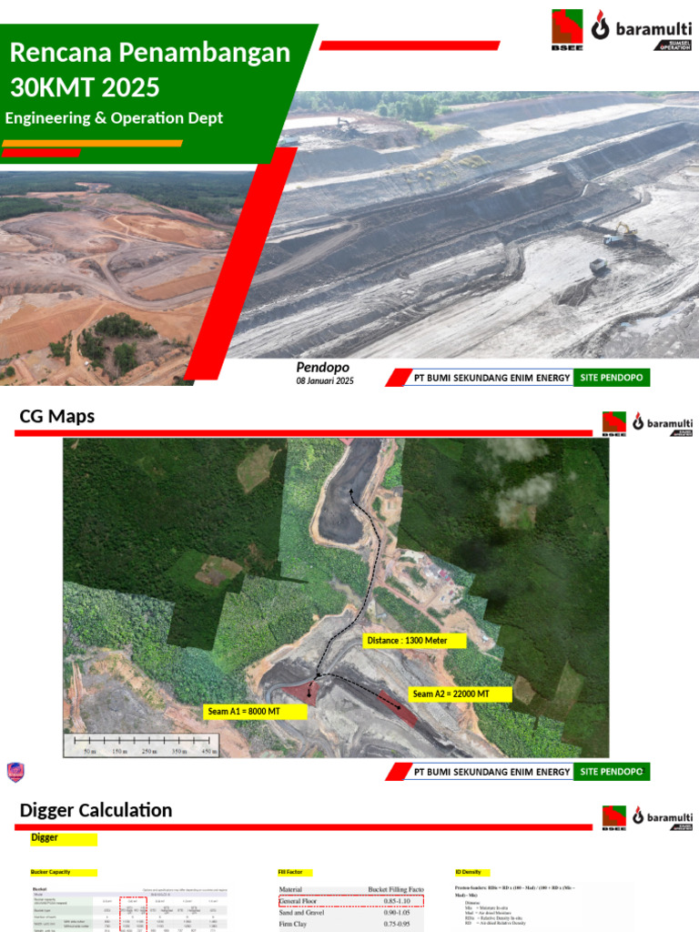 Proposal Penambangan 30K MT PT BSEE 2025 | PDF | Equipment | Industrial Equipment