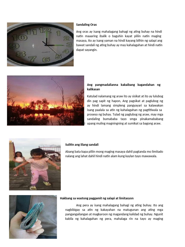 Sandaling Oras | PDF