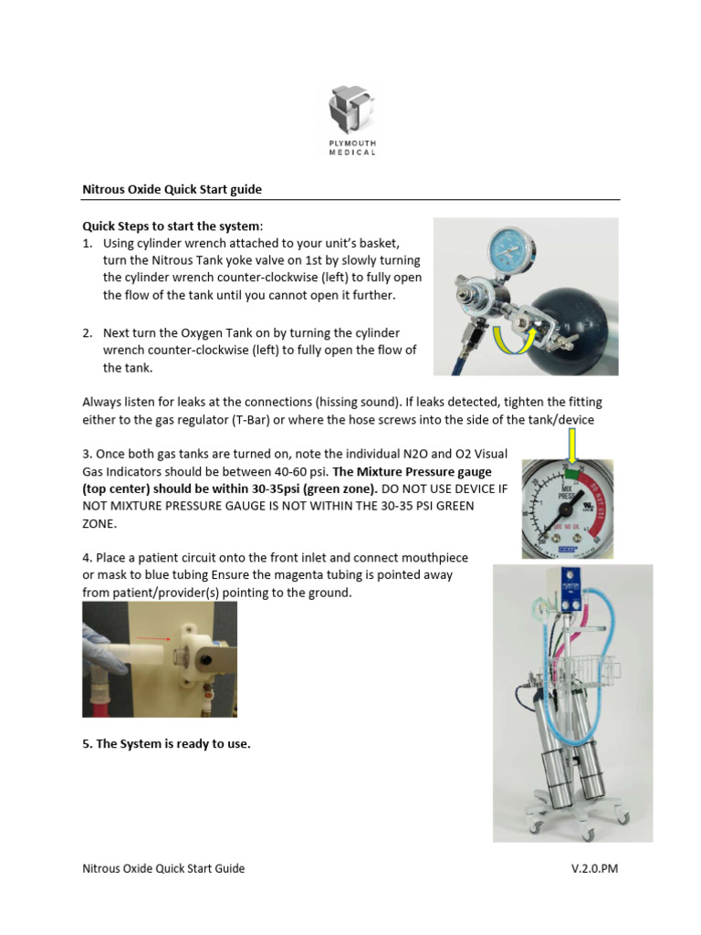 Nitrous Oxide System Setup Guide | PDF | Gases | Underwater Diving