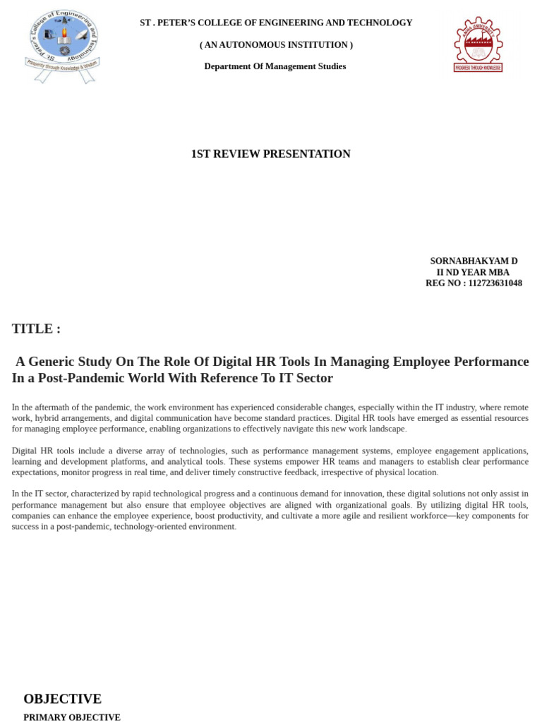 Swetha 1st Review | PDF