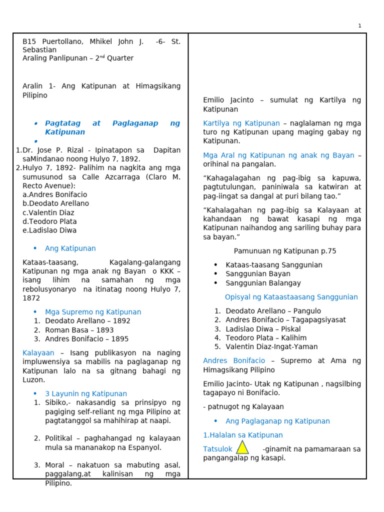 Araling PAnlipunan 2nd quarter | PDF