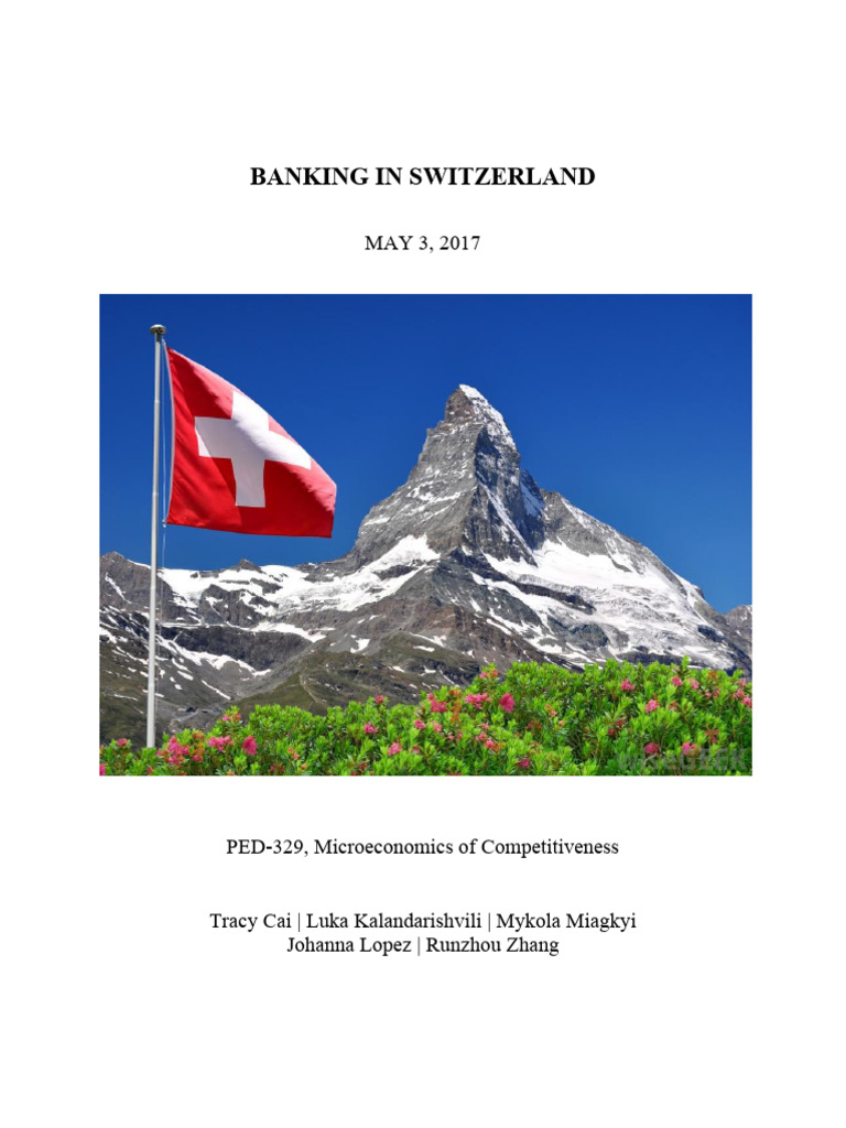 Switzerland Banking 2017 | PDF | Banks | Ubs