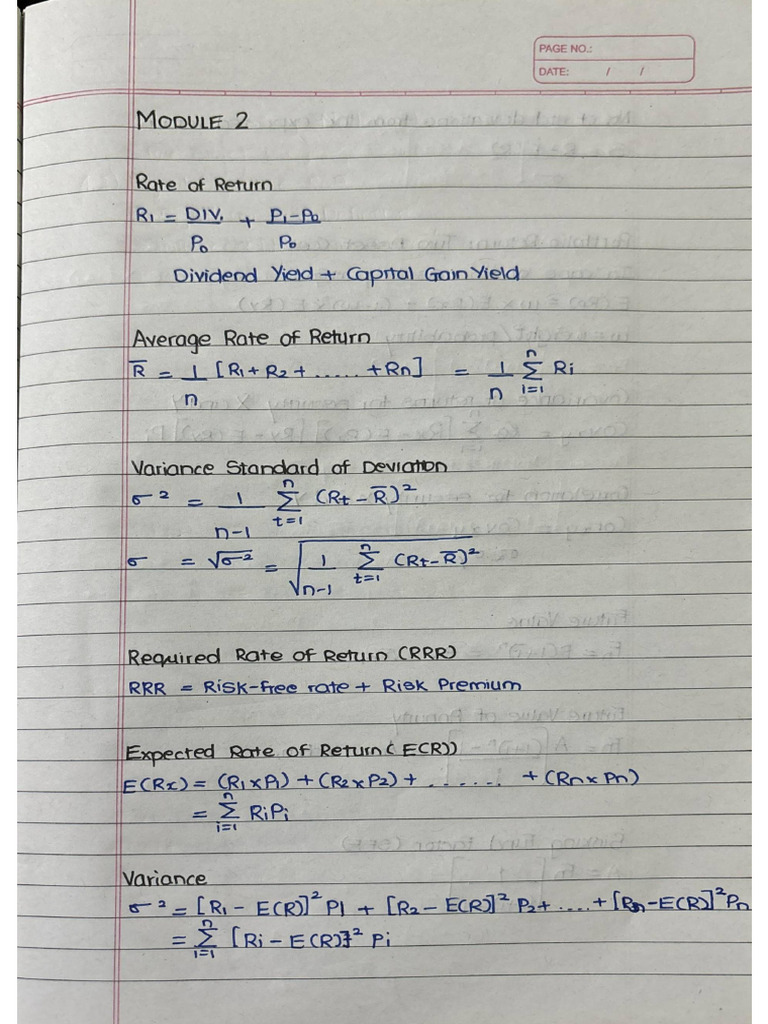 FM Formulas | PDF