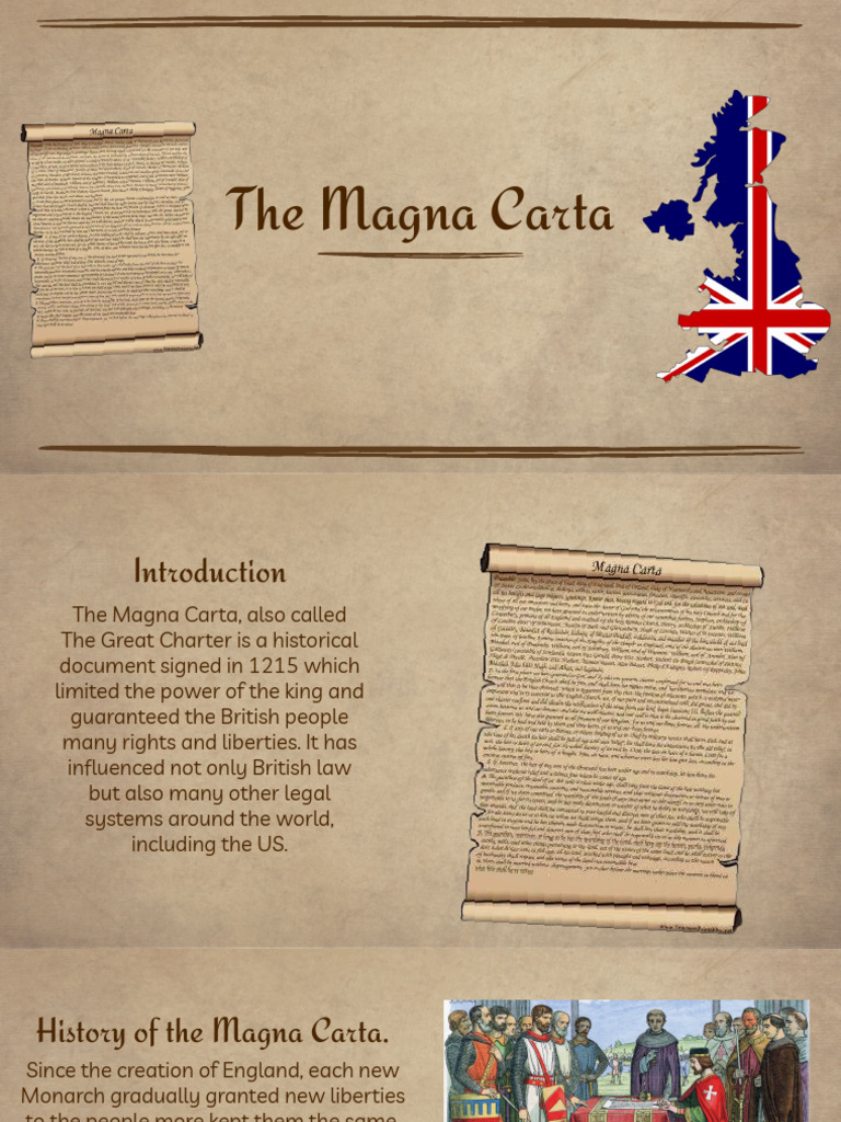The Magna Carta Presentation | PDF | Magna Carta | Political Science