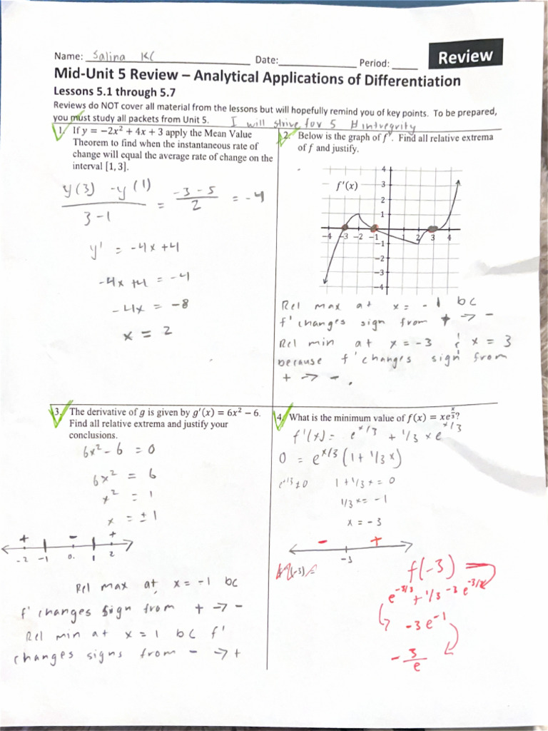 Ap Clac HW | PDF