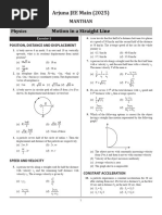 DPP - 04 - Circular Motion JEE Mains PYQ | PDF | Acceleration | Classical Mechanics