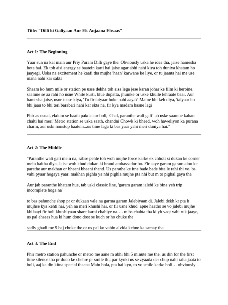 Romantic Monologue 120849 | PDF