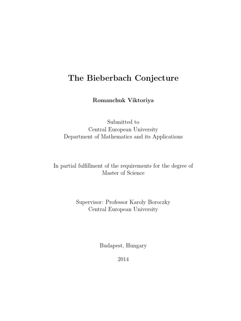 Romanchuk Viktoriya | PDF | Mathematical Relations | Mathematical Physics