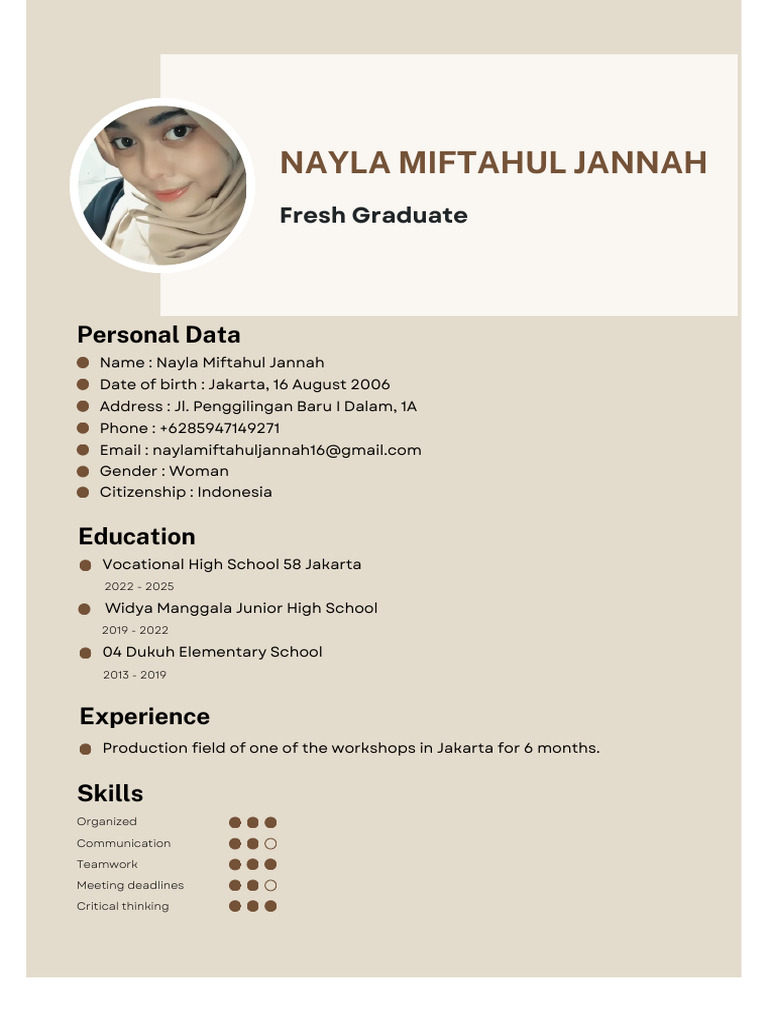 Nayla Miftahul Jannah | PDF