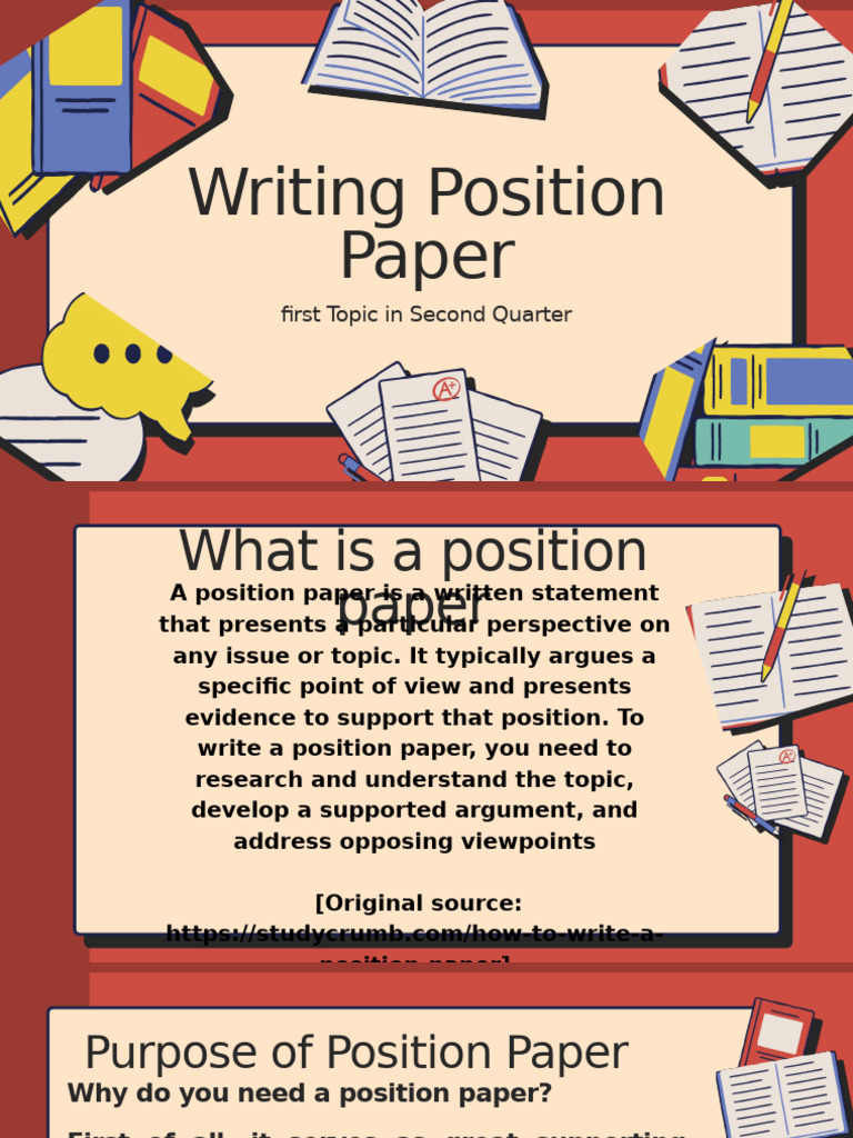 Writing an Effective Position Paper | PDF | Argument