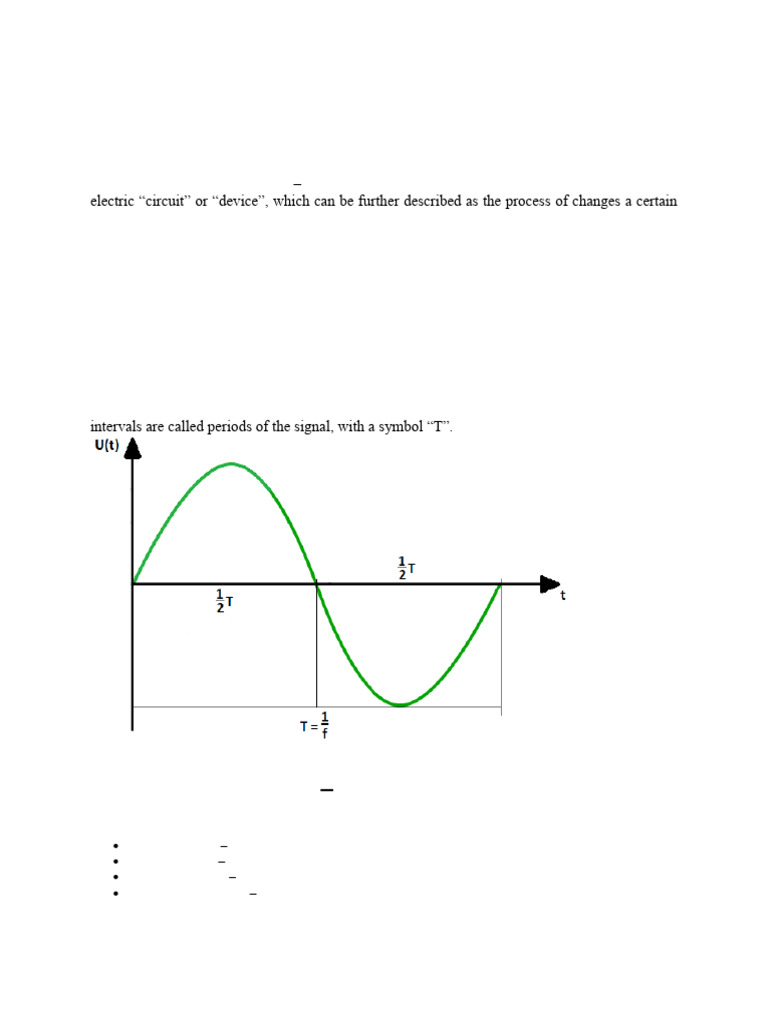 Types of Electric Signals Explained | PDF | Amplitude | Root Mean Square