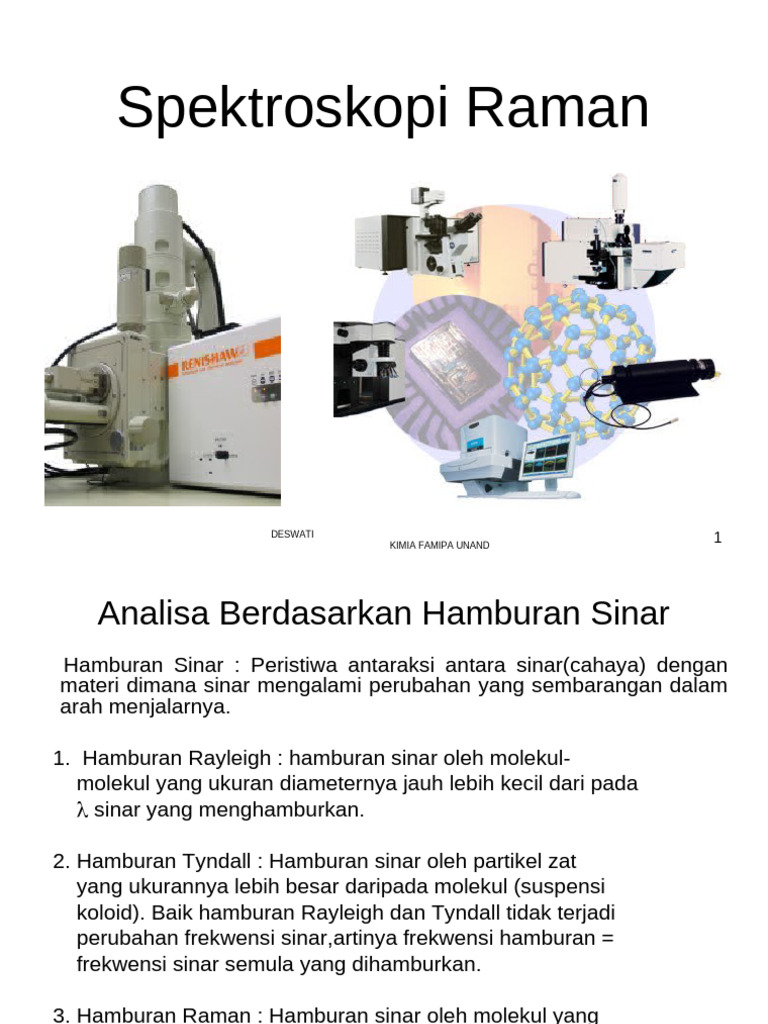 8. Raman Spektroskopi | PDF