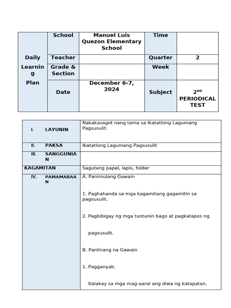 Dlp-Periodical Test | PDF