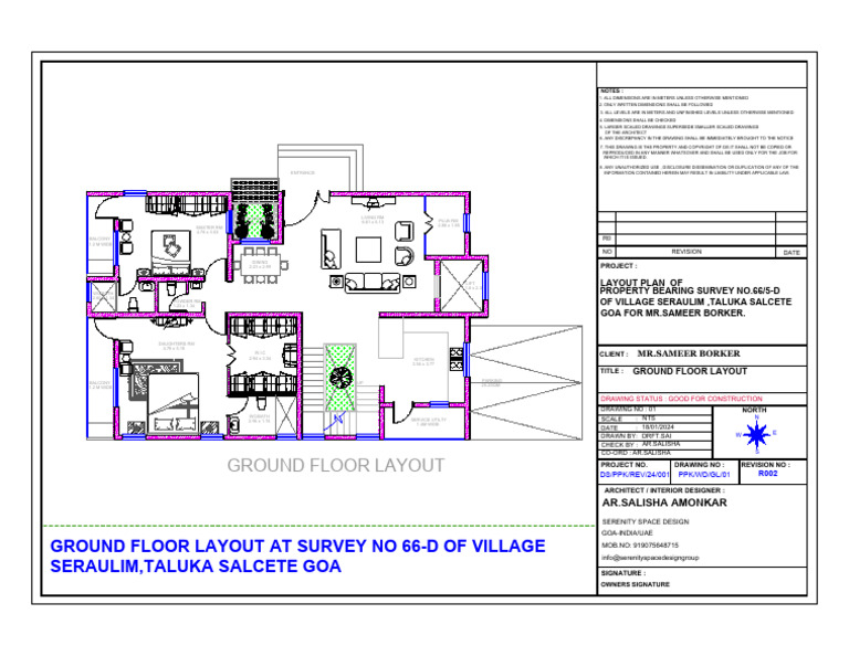 GROUND FLOOR -SAMEER BORKAR rev 1 | PDF