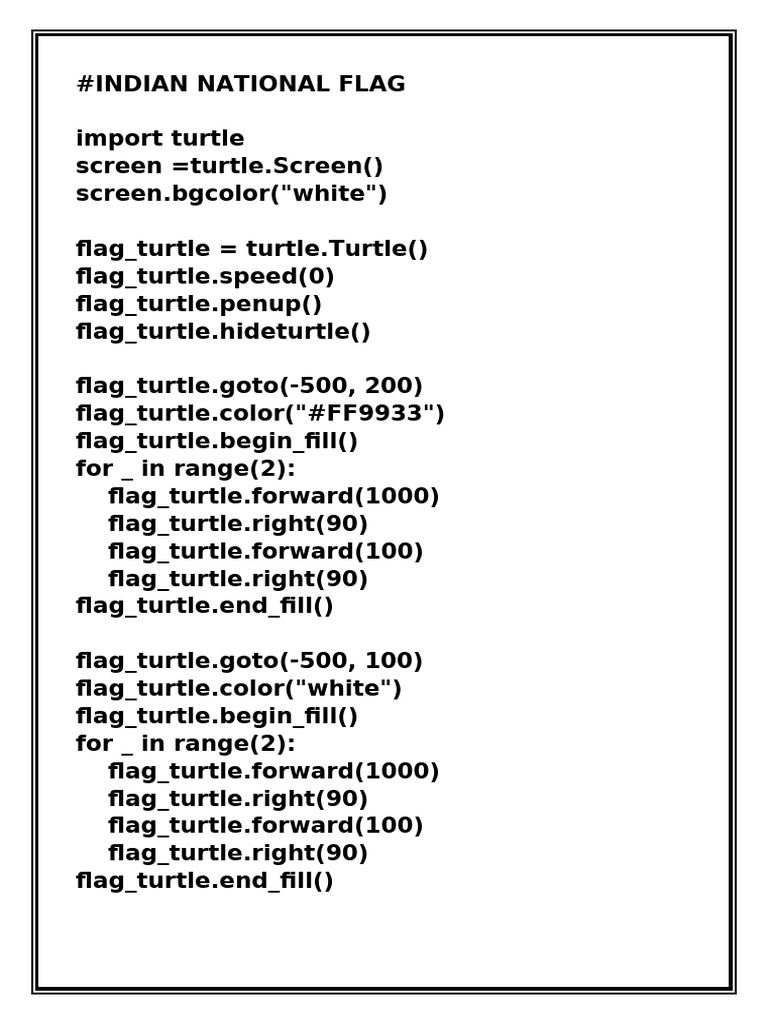 INDIAN NATIONAL FLAG | PDF
