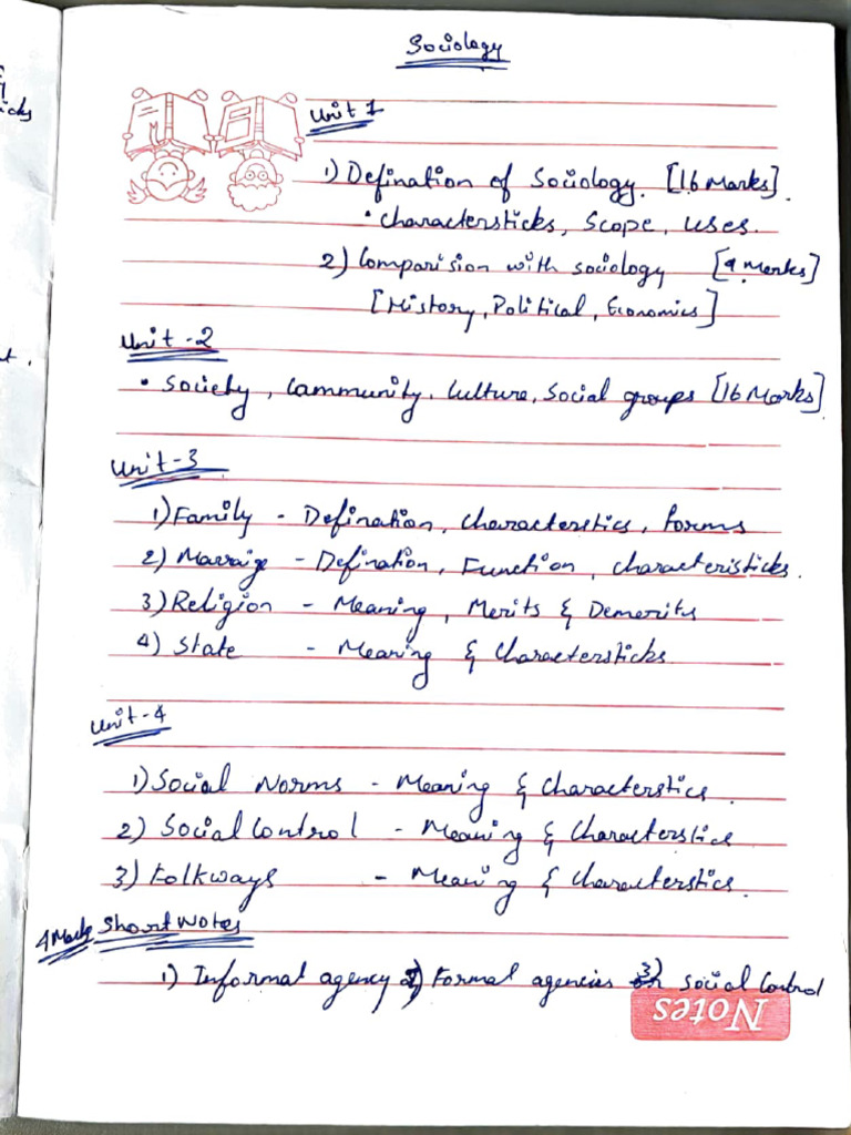 VBCL Imp Qs Sociology | PDF