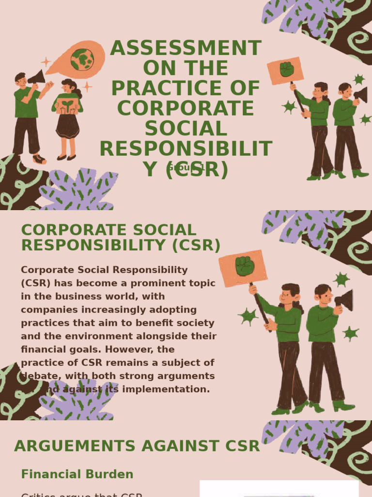 Corporate Social Responsibility Assessment | PDF | Corporate Social ...