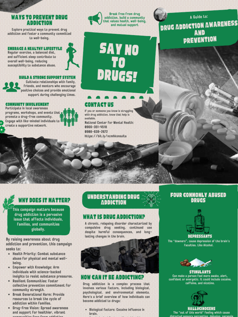 Brochure of Awareness On Drug Addiction and Prevention | PDF ...
