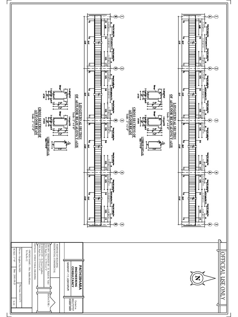 Structural Beam Details and Sections | PDF