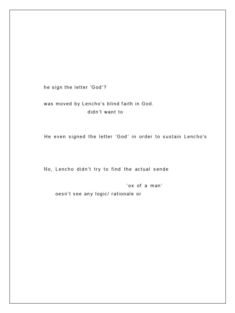 A Letter To God - Q&A Extra Ques Practice Ques | PDF